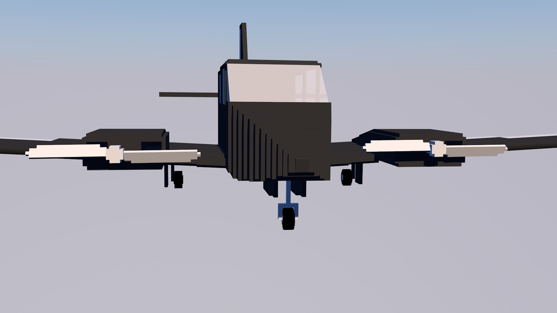 3D Minecraft Plane Model - TurboSquid 1389916
