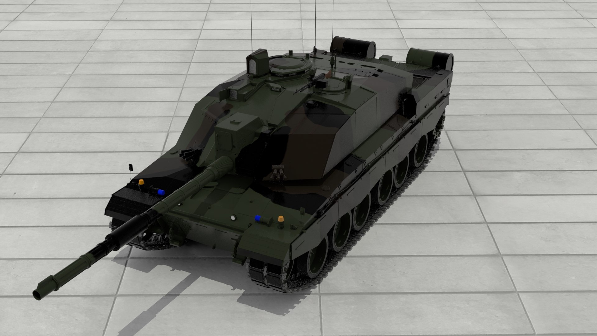 3D Challenger II Modo 17 - TurboSquid 2260579