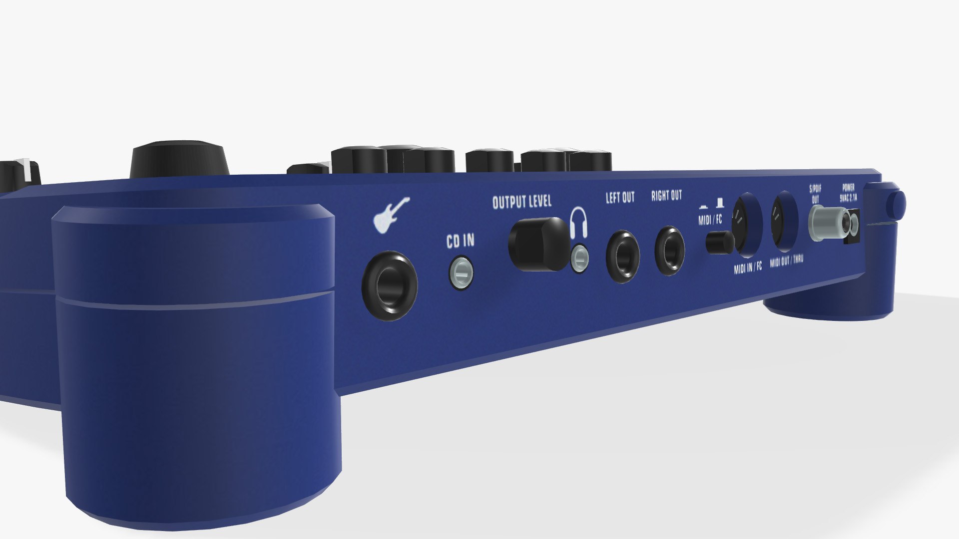 3D Model Digitech Genesis 3 Guitar Effects Processor - TurboSquid 2260093