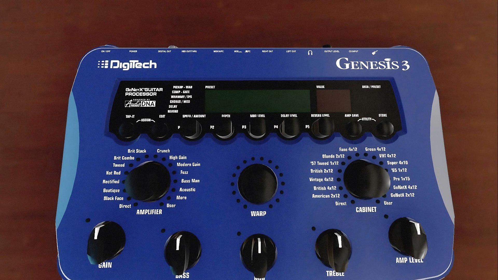 3D Model Digitech Genesis 3 Guitar Effects Processor - TurboSquid 2260093