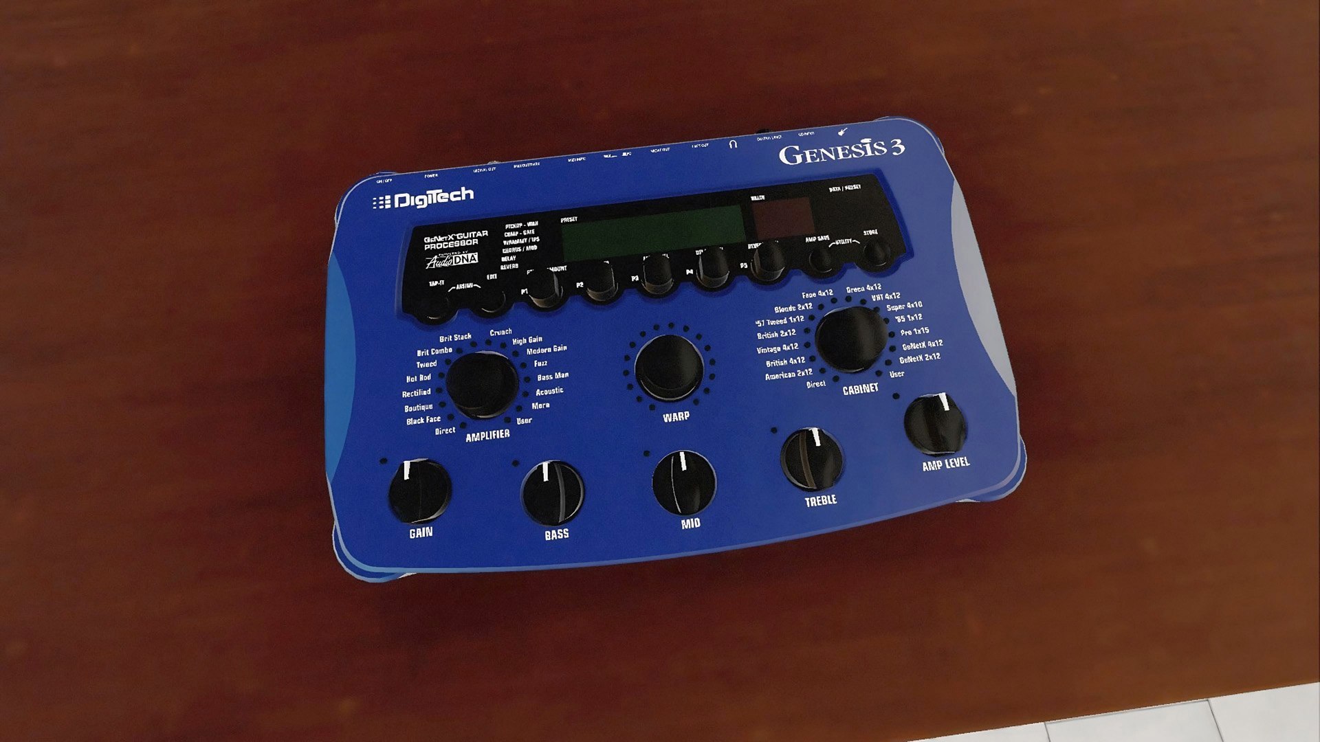 3D Model Digitech Genesis 3 Guitar Effects Processor - TurboSquid 2260093