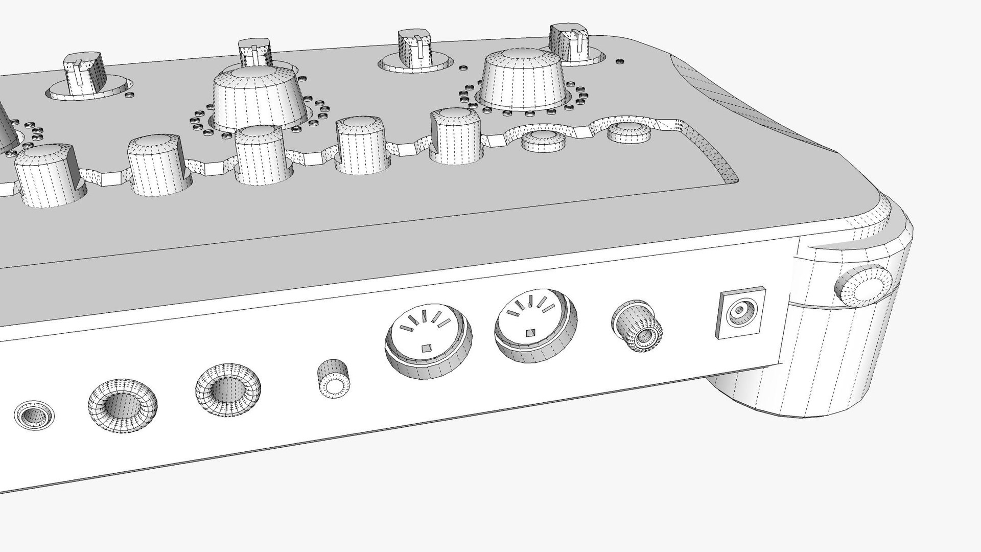 3D Model Digitech Genesis 3 Guitar Effects Processor - TurboSquid 2260093