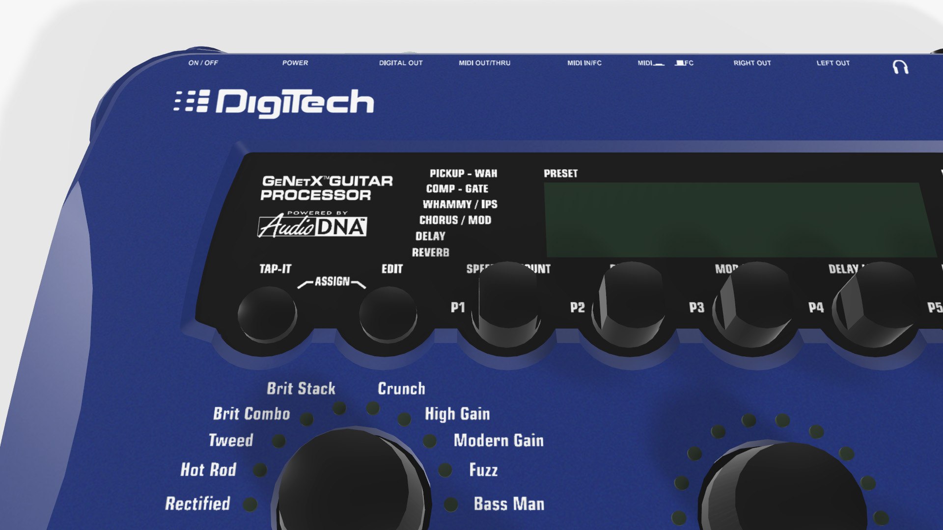 3D Model Digitech Genesis 3 Guitar Effects Processor - TurboSquid 2260093
