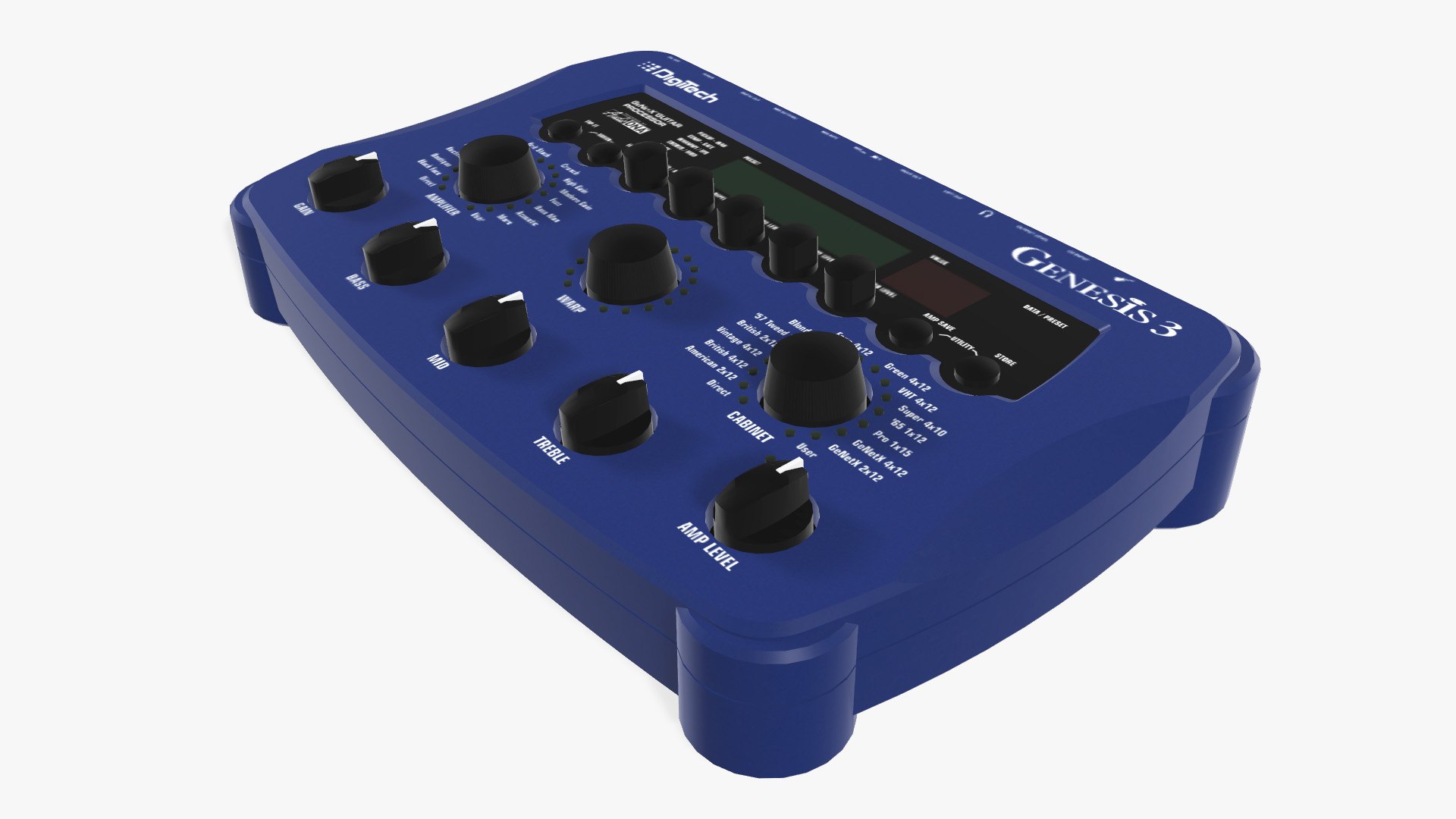 3D Model Digitech Genesis 3 Guitar Effects Processor - TurboSquid 2260093