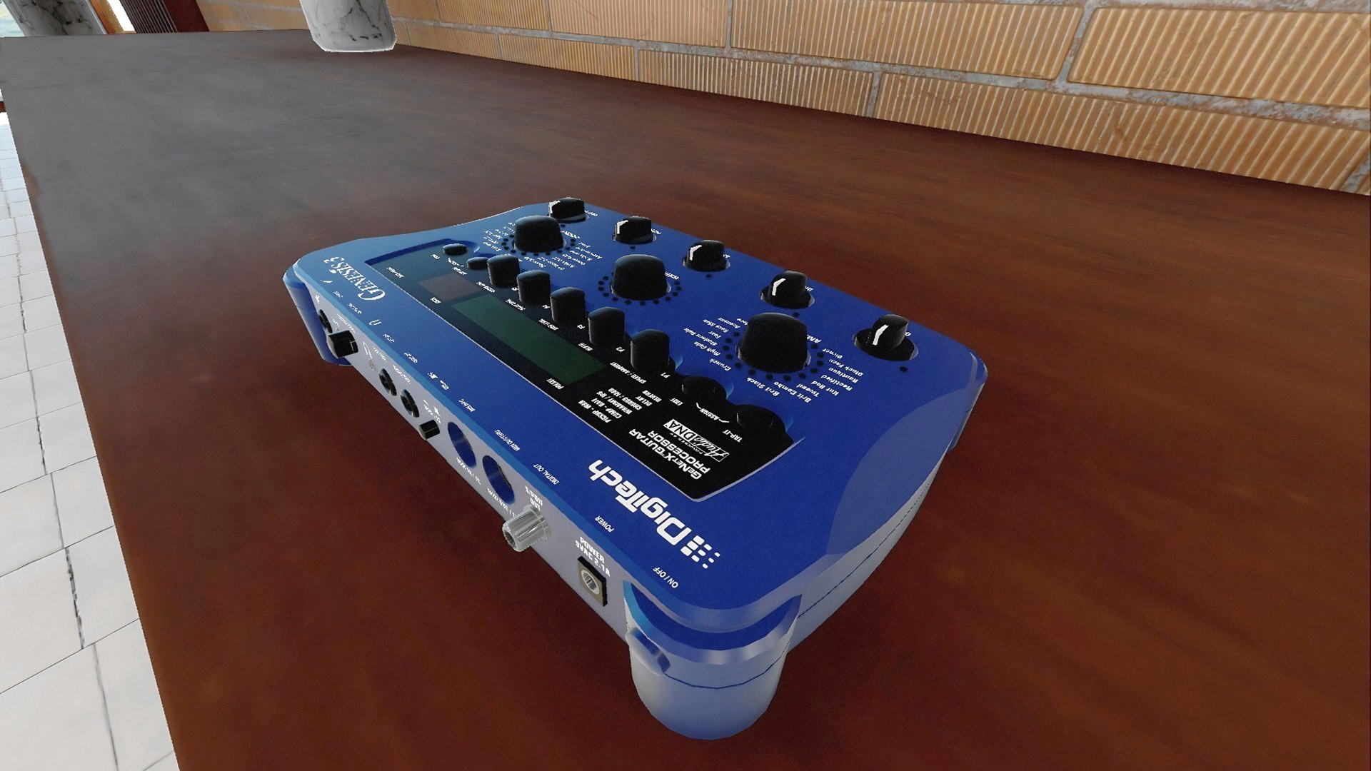3D Model Digitech Genesis 3 Guitar Effects Processor - TurboSquid 2260093