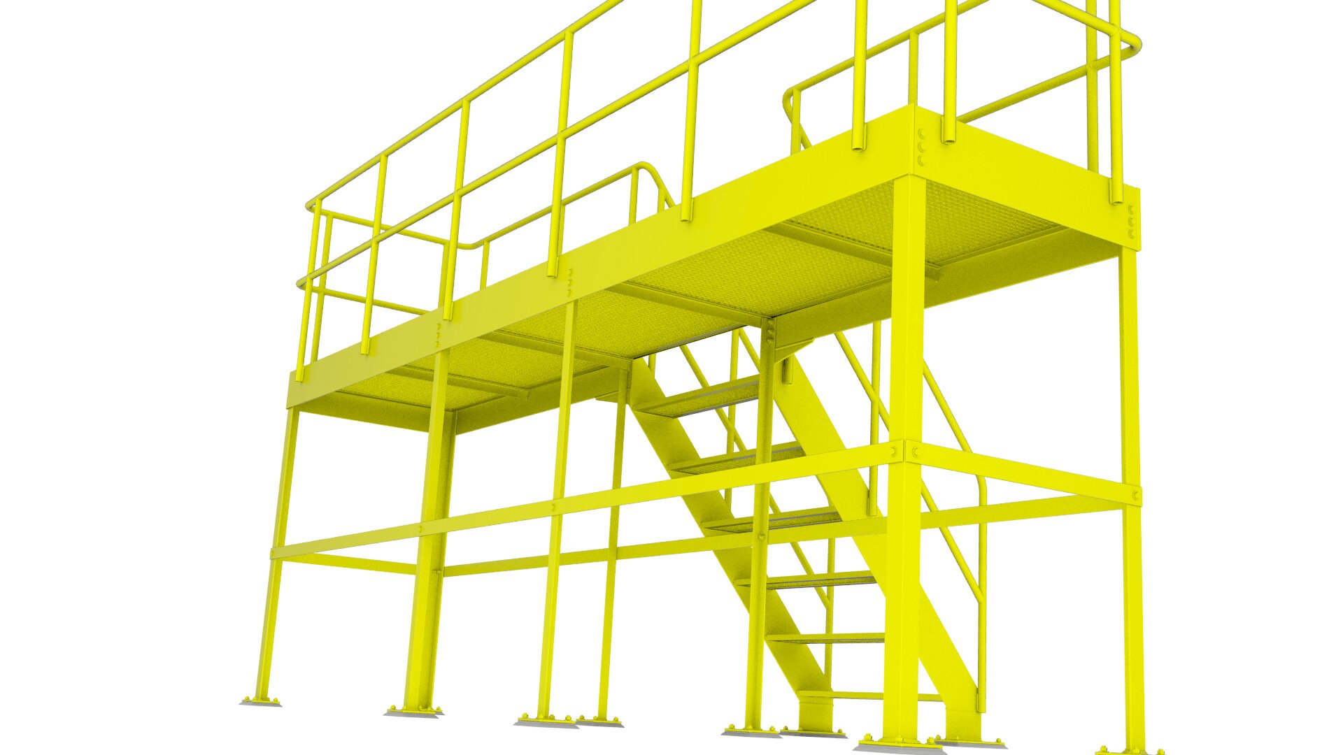 3D Crossover Platform Refinery Fuel Tank Plant 14 - TurboSquid 1764599