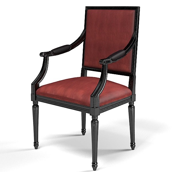 classic modern chair 3ds