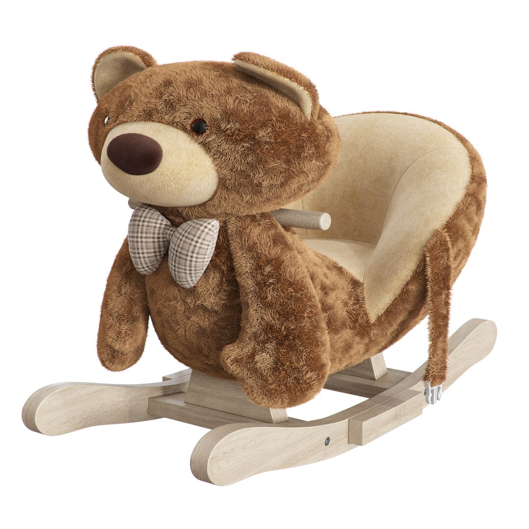 3D Bear Rocking Chair Model - TurboSquid 1460935