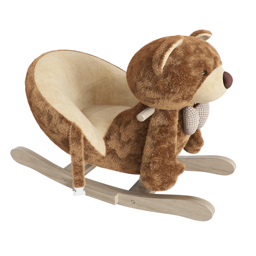3D Bear Rocking Chair Model - TurboSquid 1460935