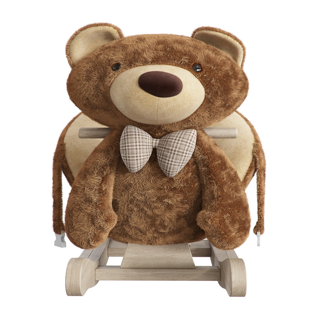 3D Bear Rocking Chair Model - TurboSquid 1460935