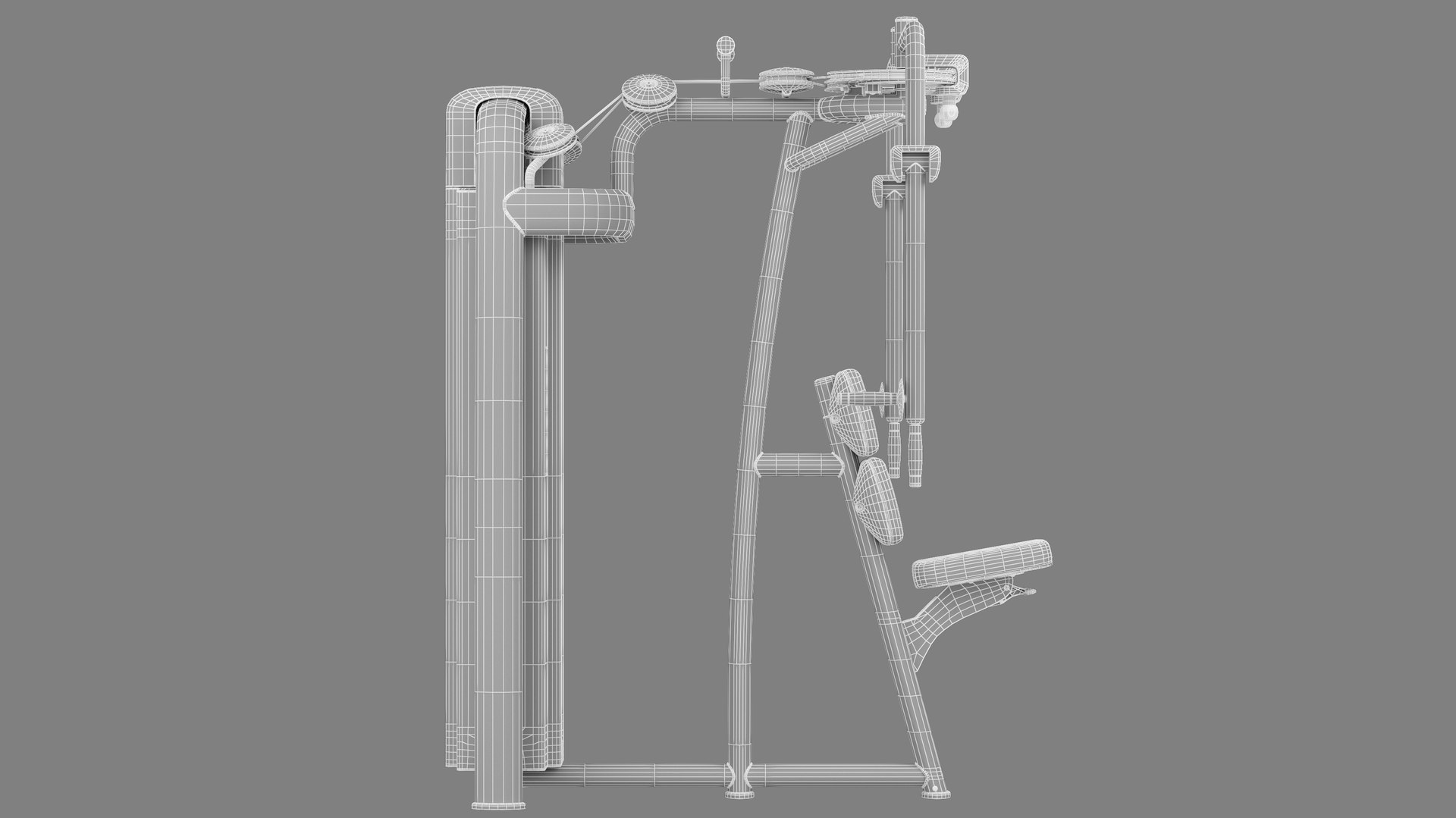 3D Model Technogym Selection 700 - Dual Pectoral Reverse Fly ...