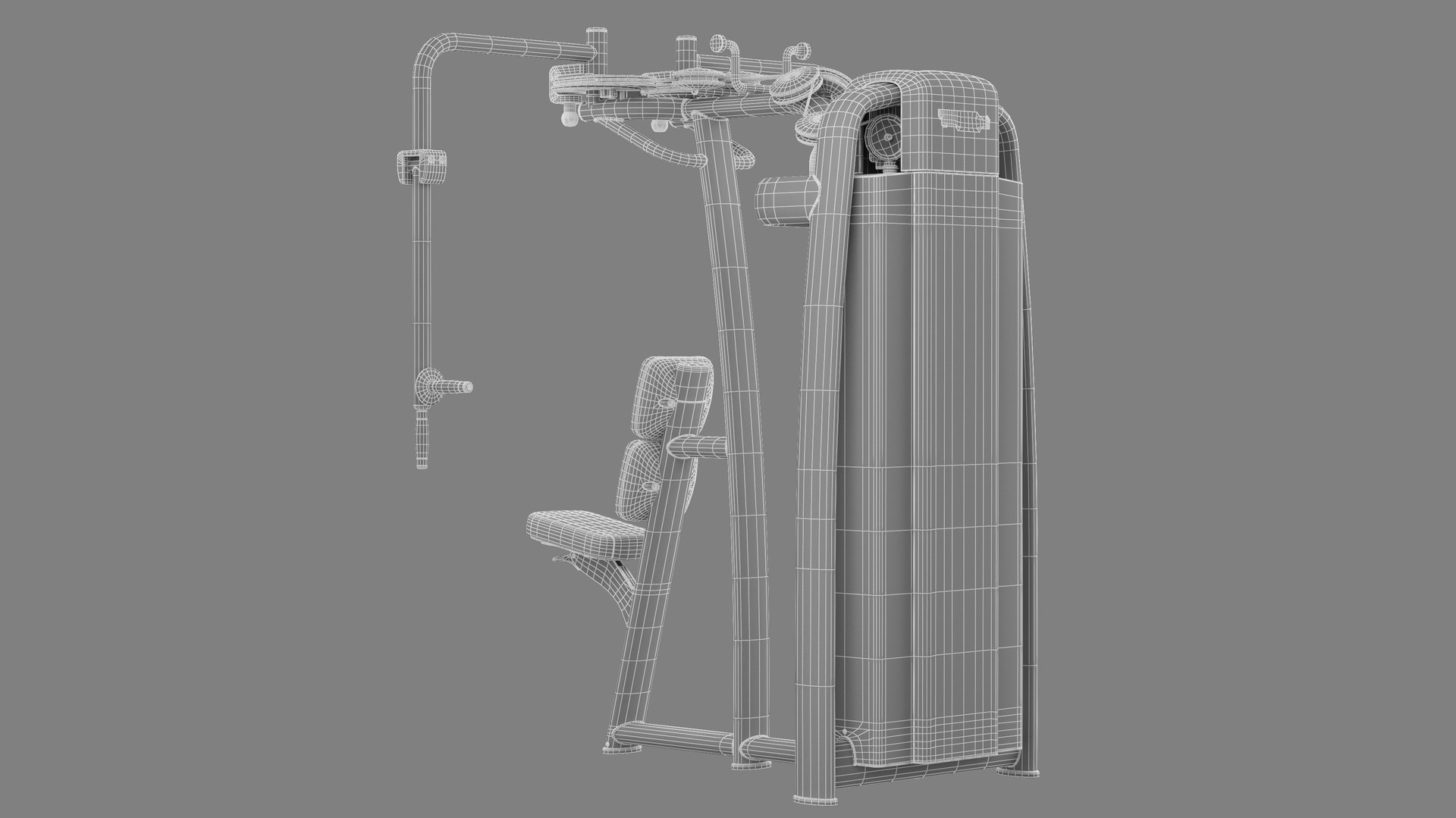 3D Model Technogym Selection 700 - Dual Pectoral Reverse Fly ...