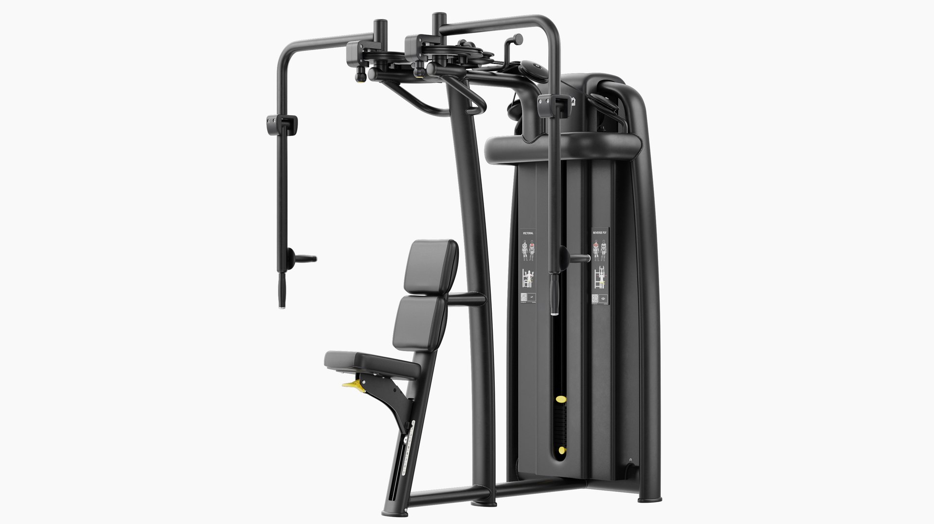 3D Model Technogym Selection 700 - Dual Pectoral Reverse Fly ...