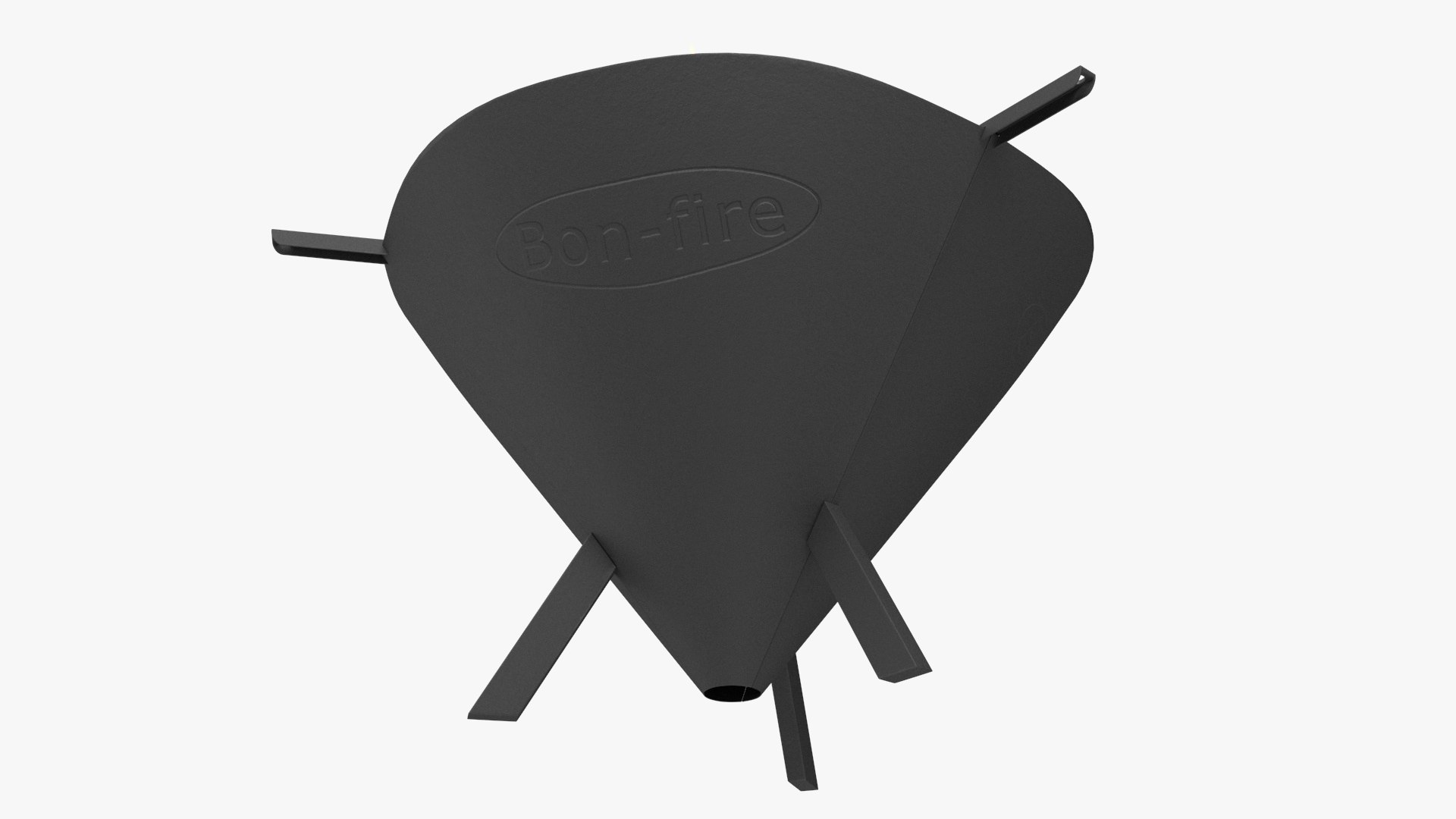 3D Fire Pit Cone With Bonfire Model - TurboSquid 2139747