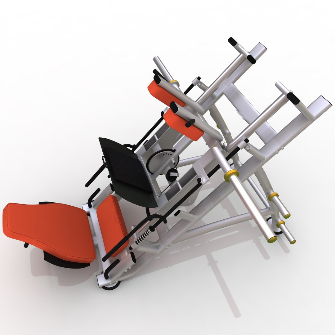 Leg Press Machine 3d Max