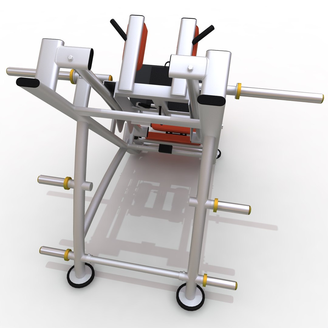 Leg Press Machine 3d Max