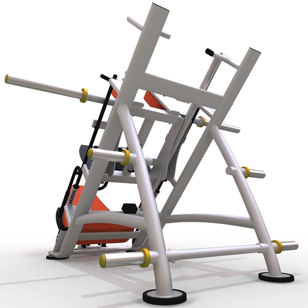 Leg Press Machine 3d Max
