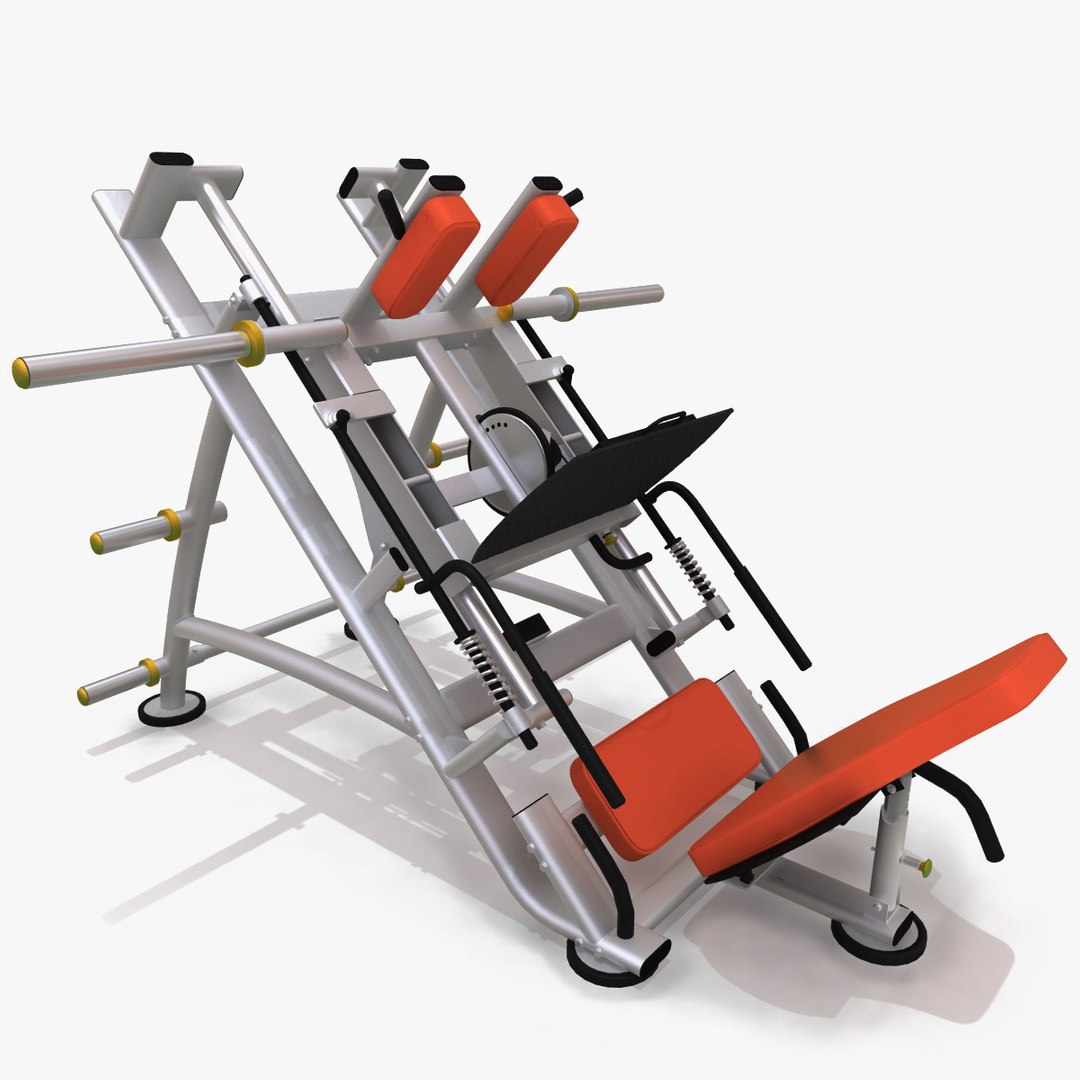 Leg Press Machine 3d Max