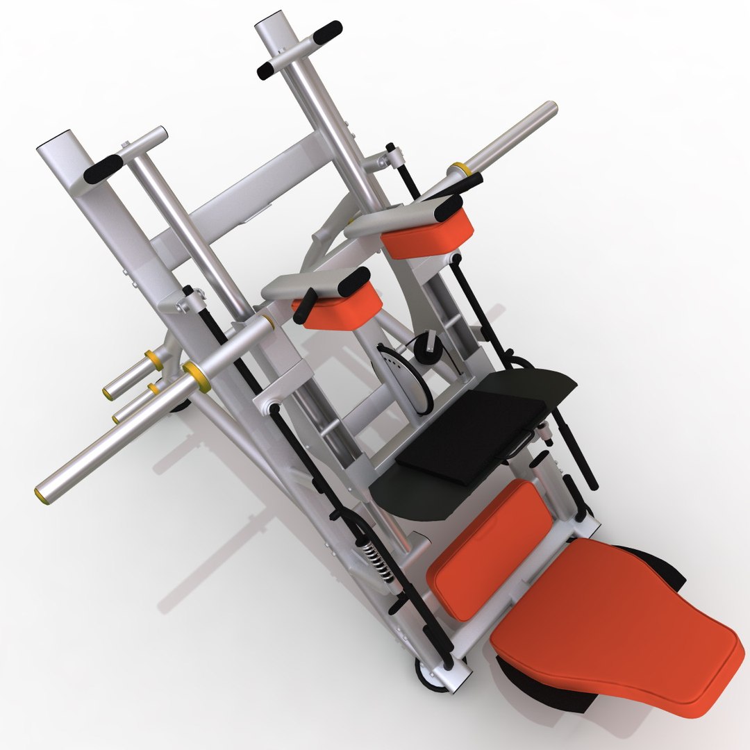 Leg Press Machine 3d Max