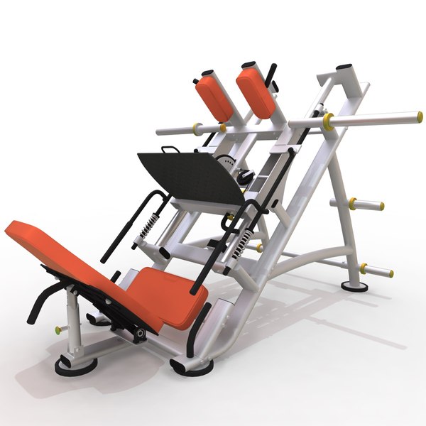 leg press machine 3d max