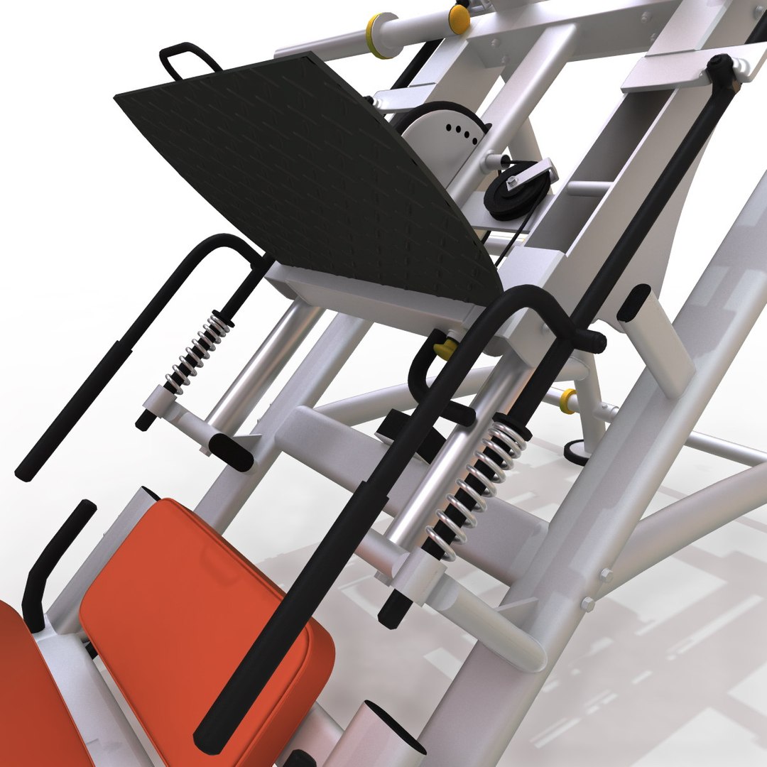 Leg Press Machine 3d Max