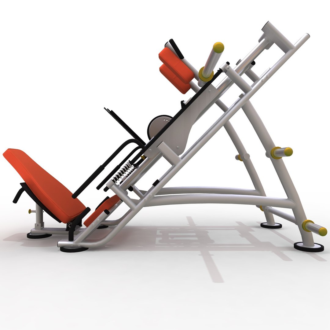 Leg Press Machine 3d Max