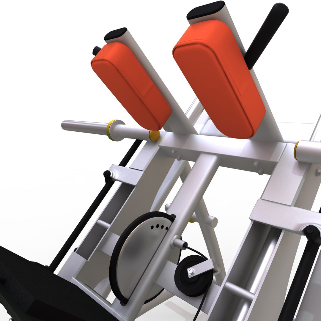 Leg Press Machine 3d Max