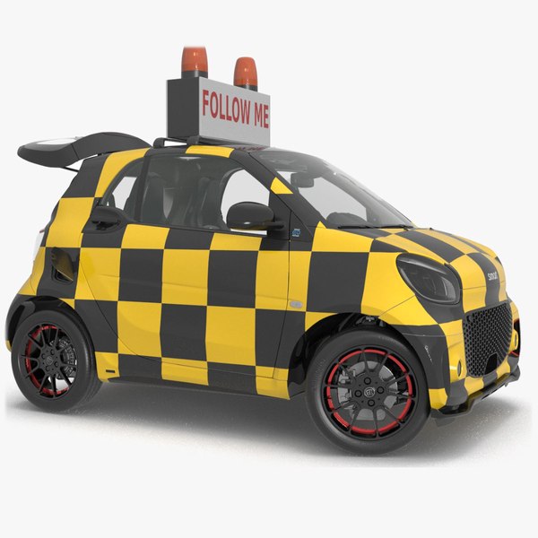 modelo 3d Smart Car Follow Me, un vehículo para aeropuerto preparado ...