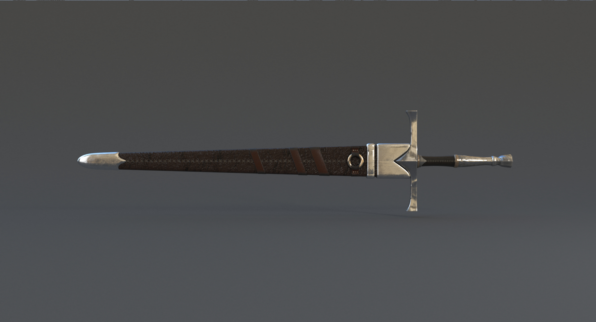 3D Asset Longsword Scabbard - TurboSquid 1170870