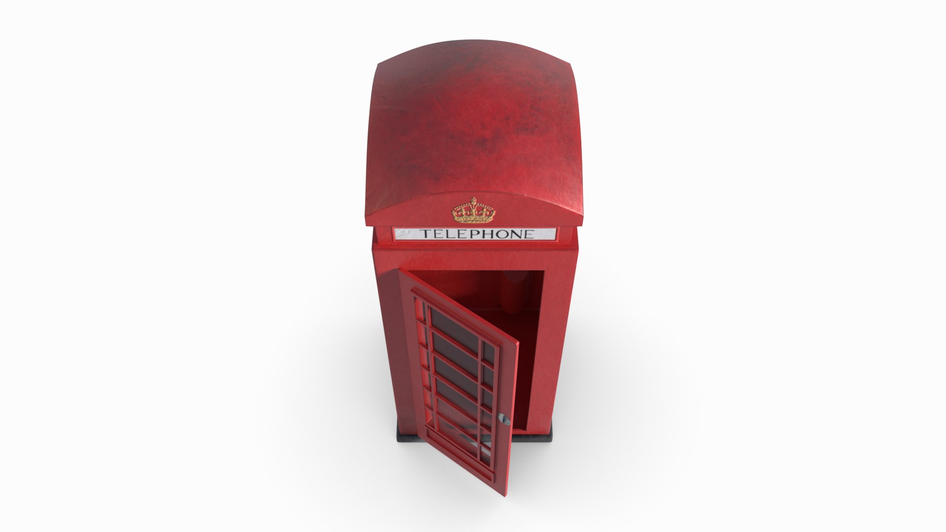 3D Redshift Red Phone Box - TurboSquid 1655609
