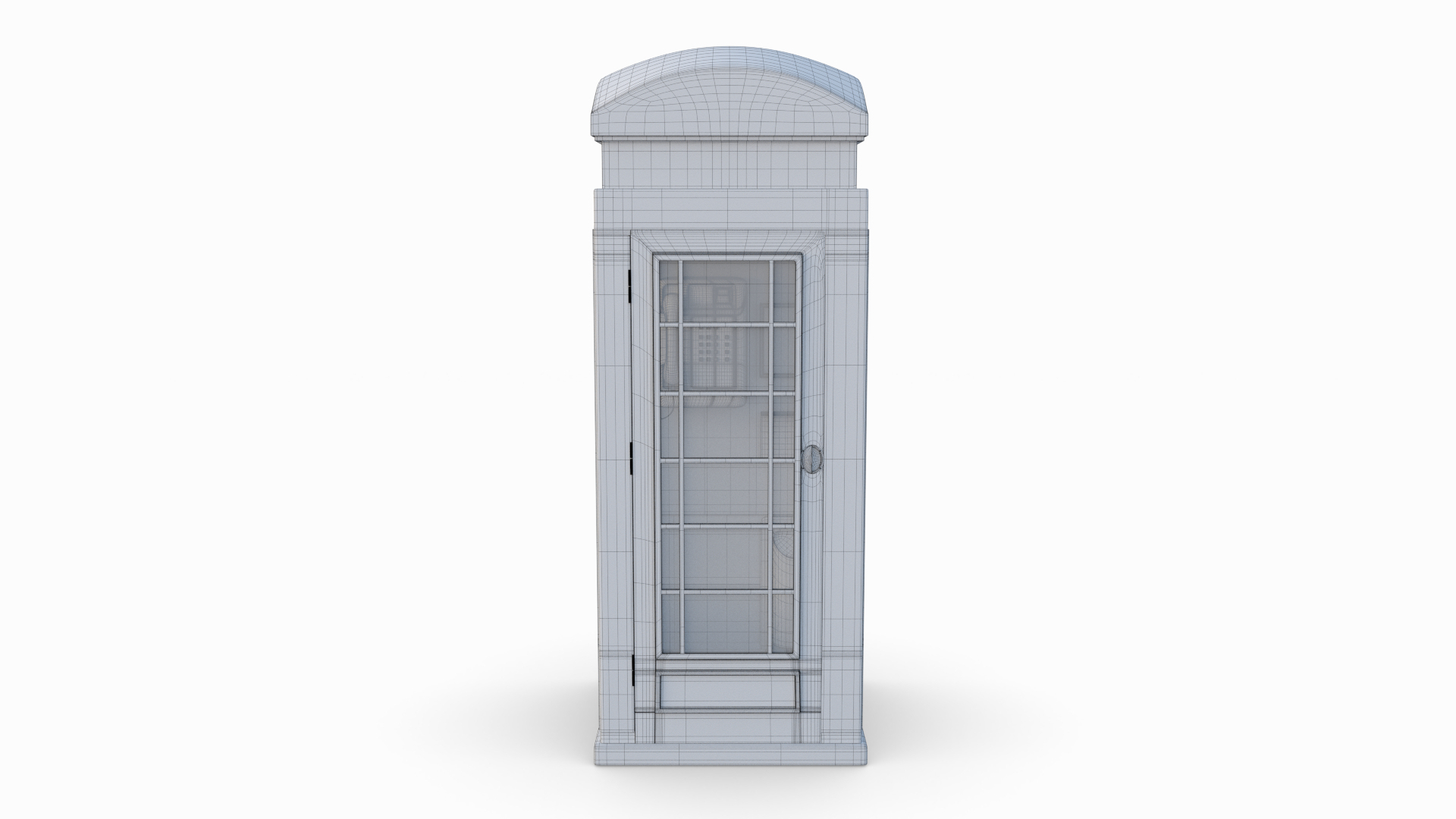 3D Redshift Red Phone Box - TurboSquid 1655609