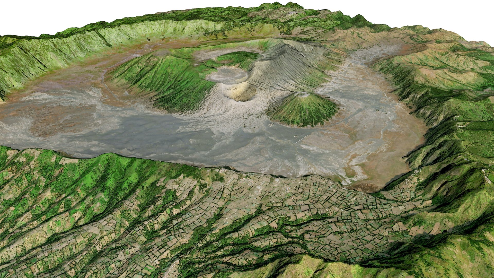 Mount Bromo Volcano Indonesia 3D Model - TurboSquid 2061733