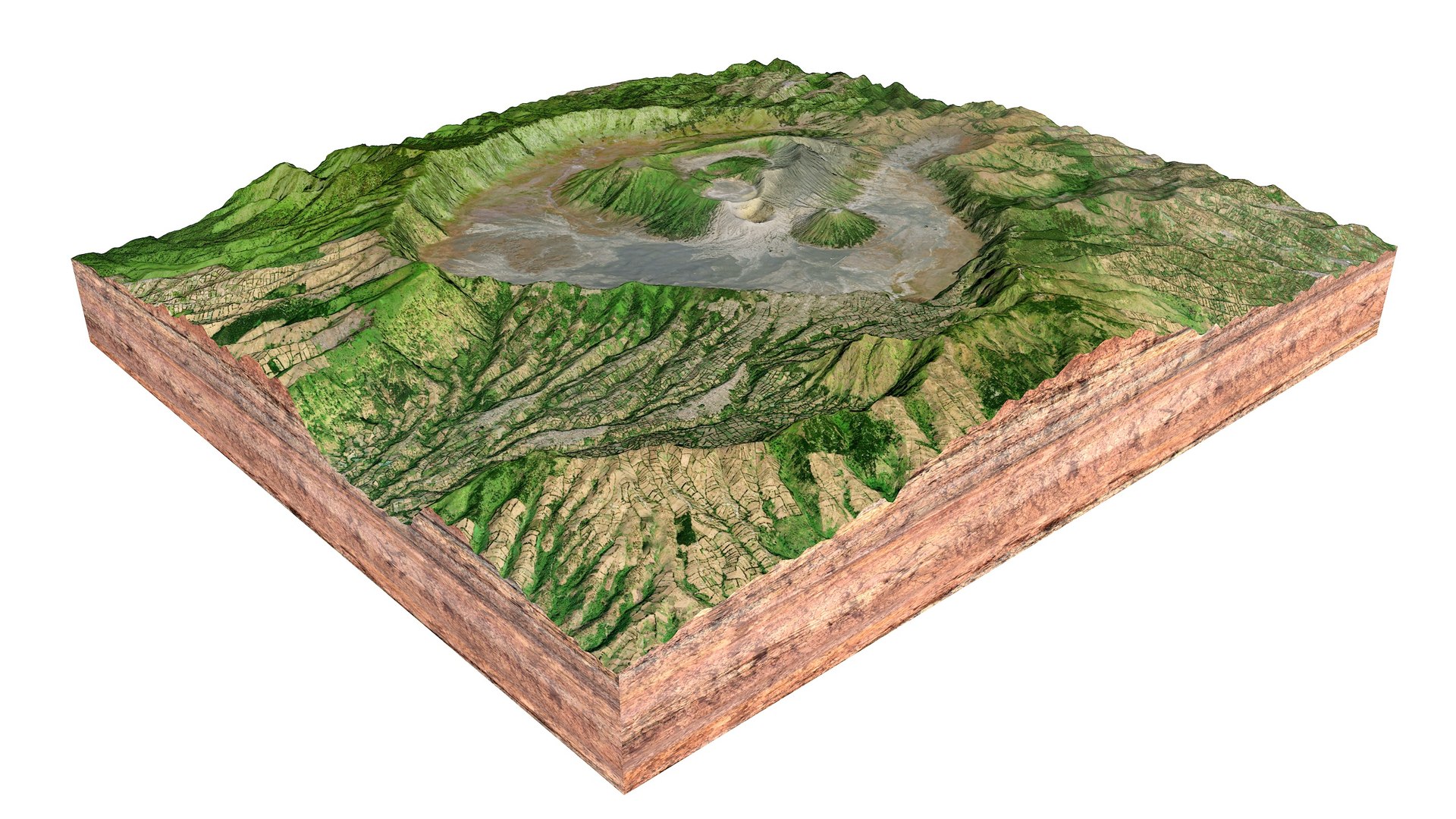 Mount Bromo Volcano Indonesia 3D Model - TurboSquid 2061733