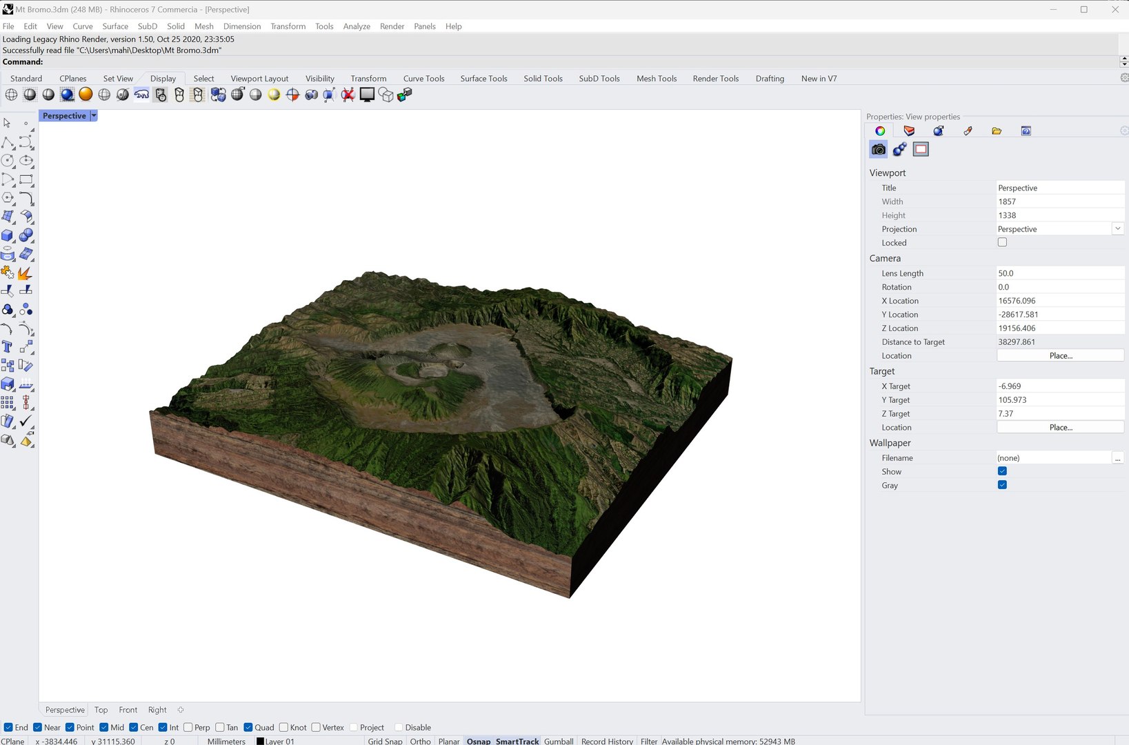 Mount Bromo Volcano Indonesia 3D Model - TurboSquid 2061733