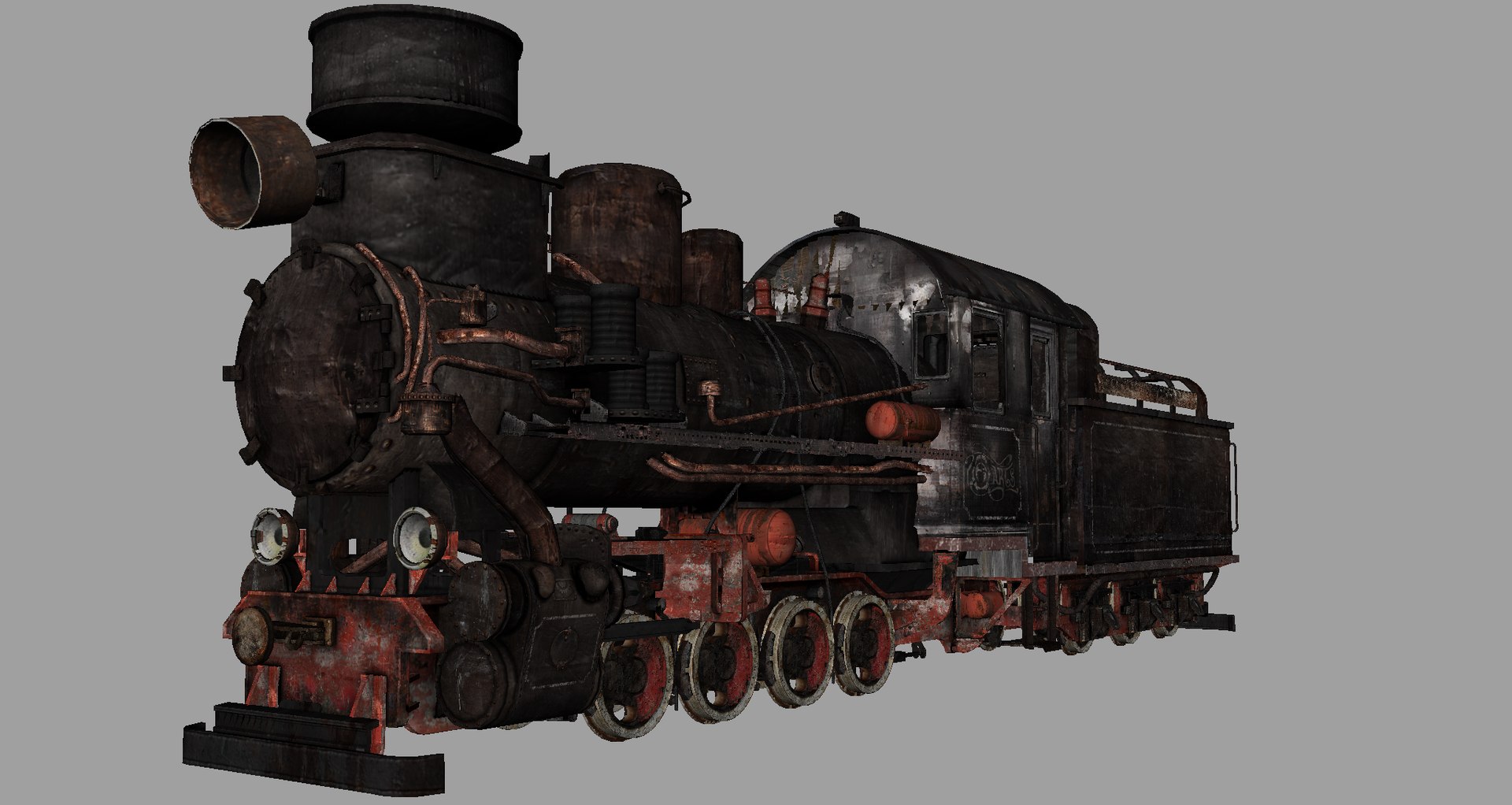 Steam P24 Narrow-gauge 3d Model