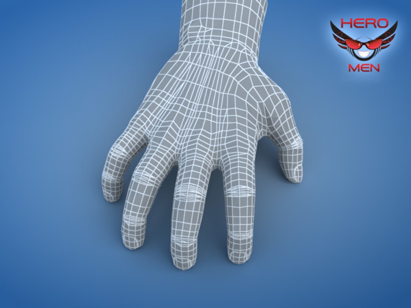 Male Hand 3d Max