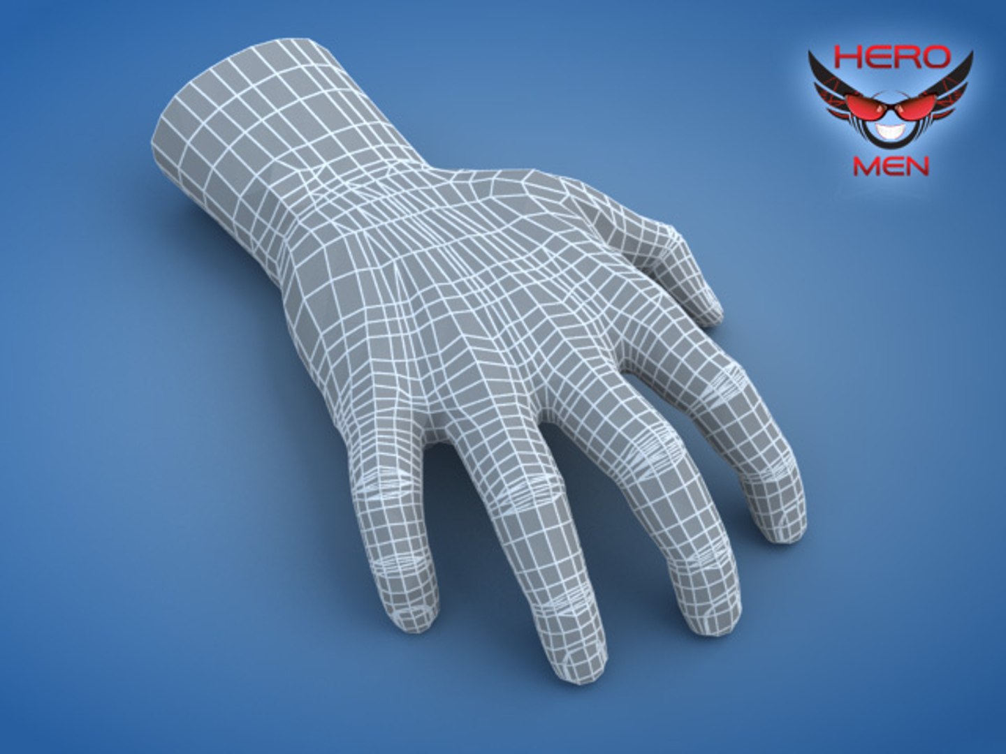 Male Hand 3d Max