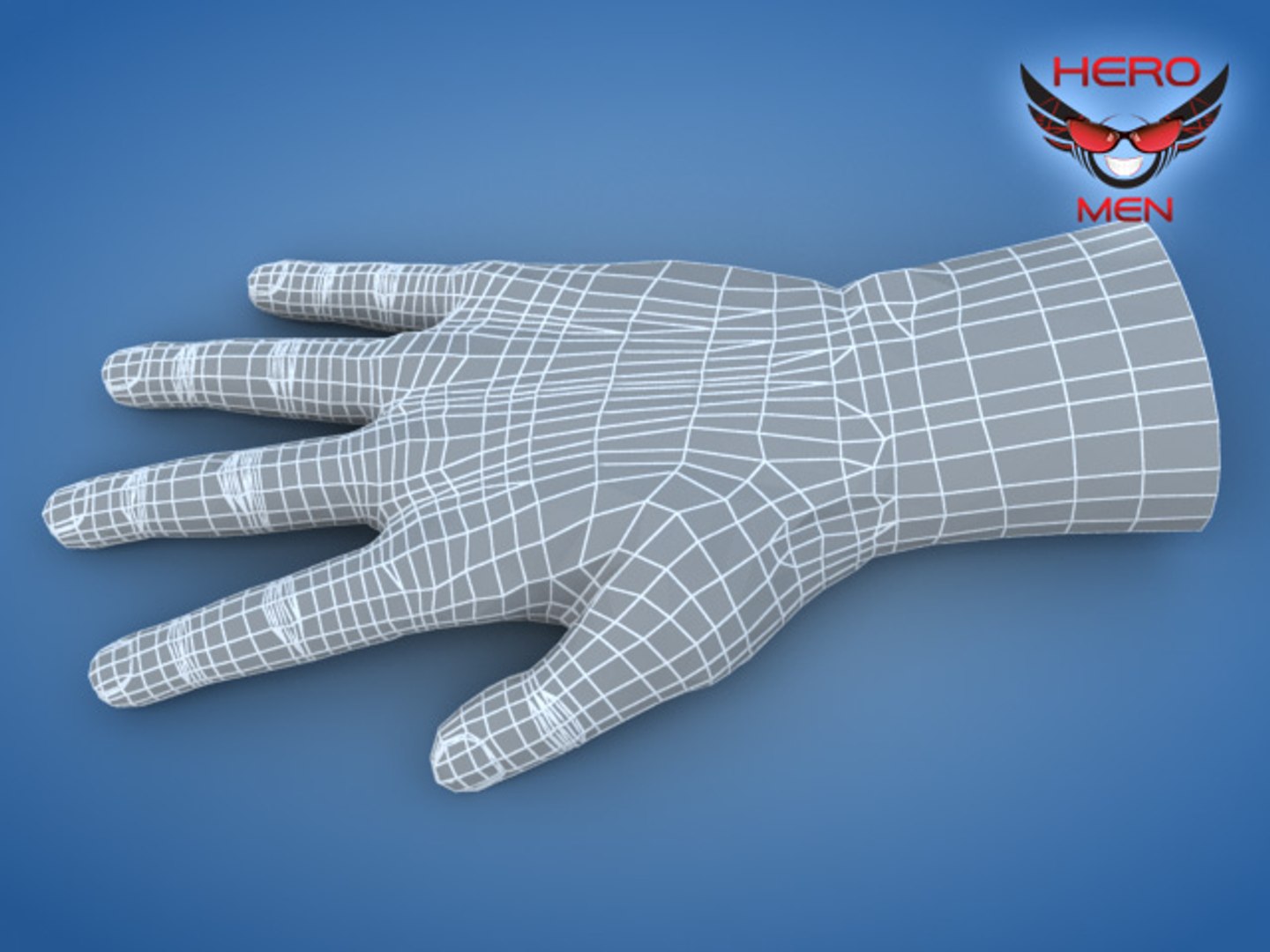 Male Hand 3d Max