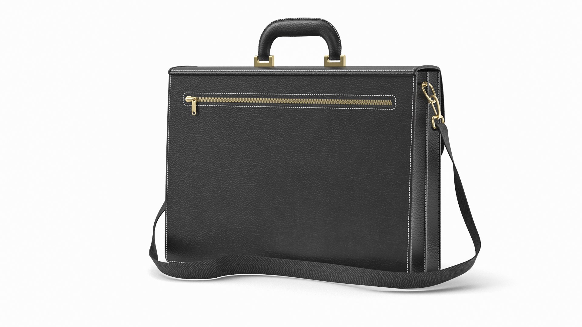 3D Model Leather Briefcase 02 - TurboSquid 2290203