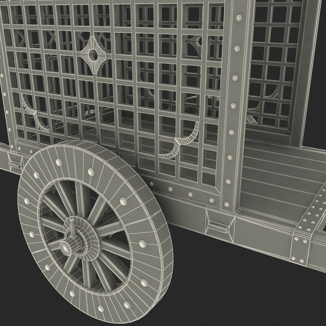 Chinese Wooden Cart Max