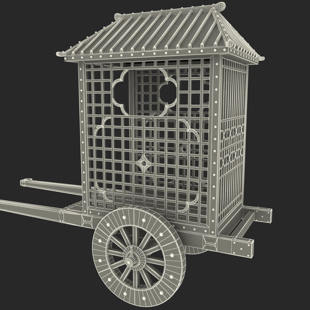 Chinese Wooden Cart Max