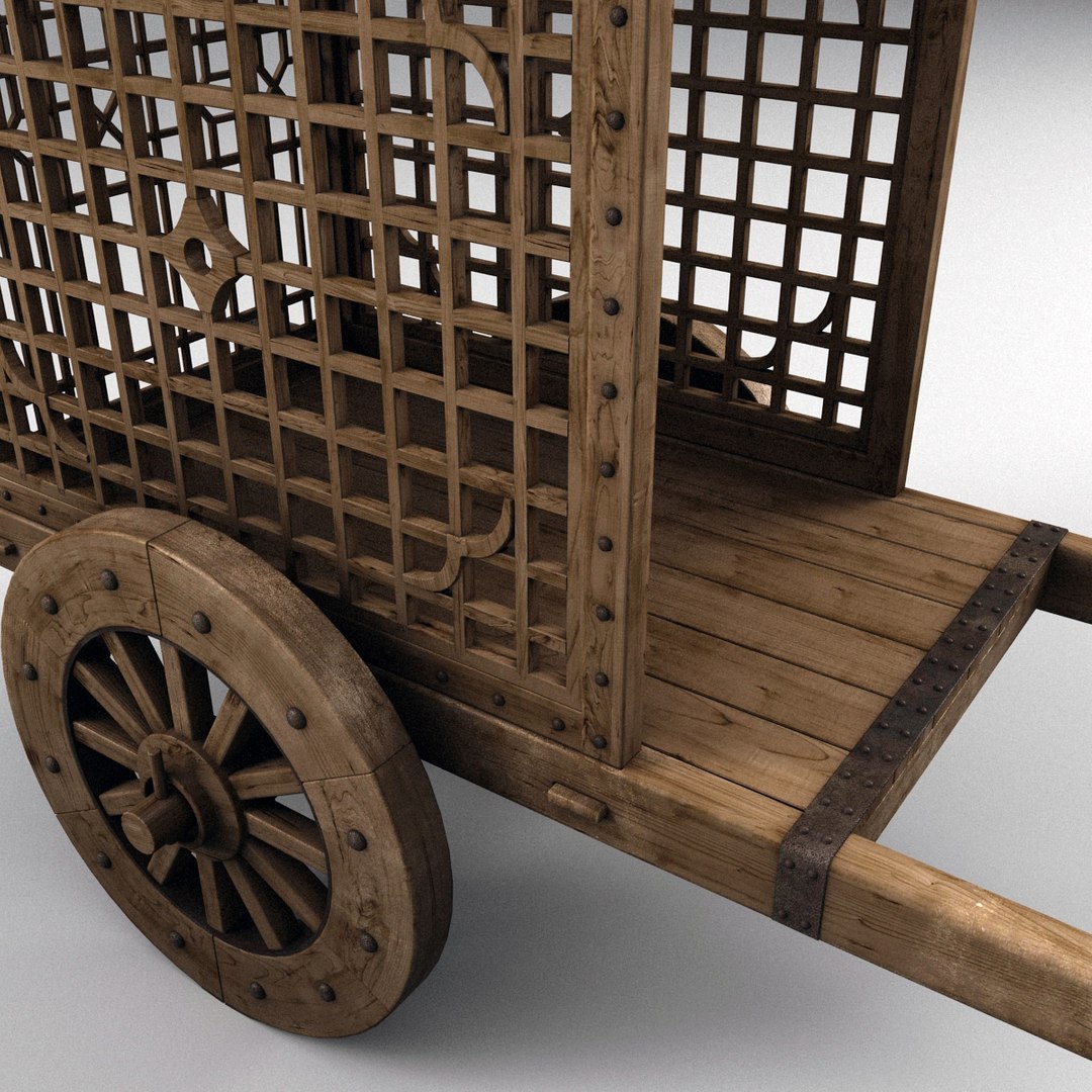 Chinese Wooden Cart Max