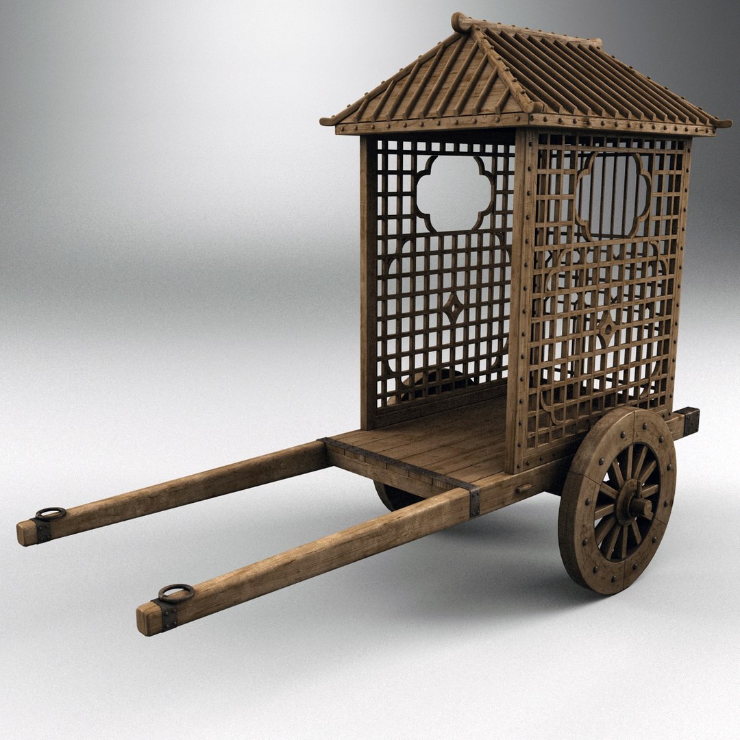 Chinese Wooden Cart Max