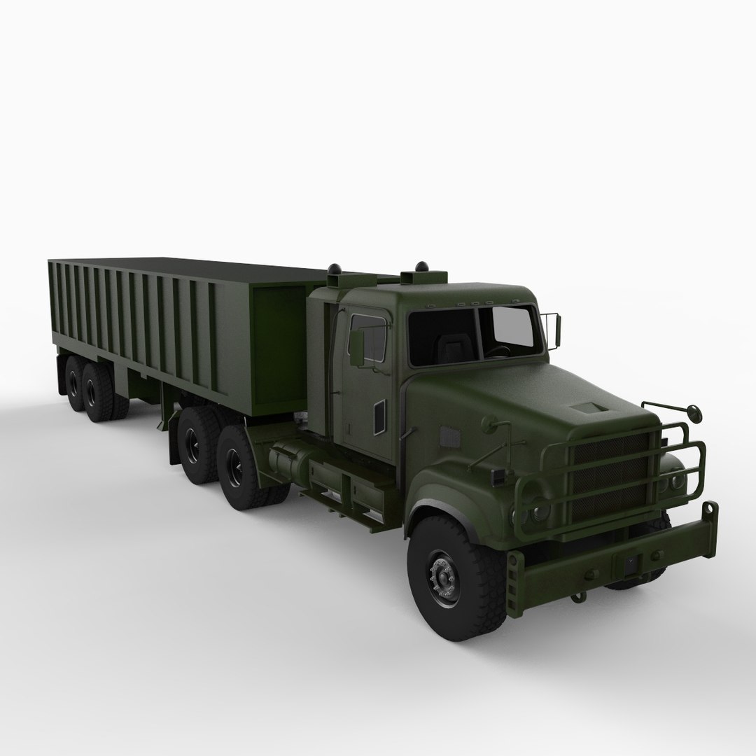 3d M915a5 Army Truck Freight