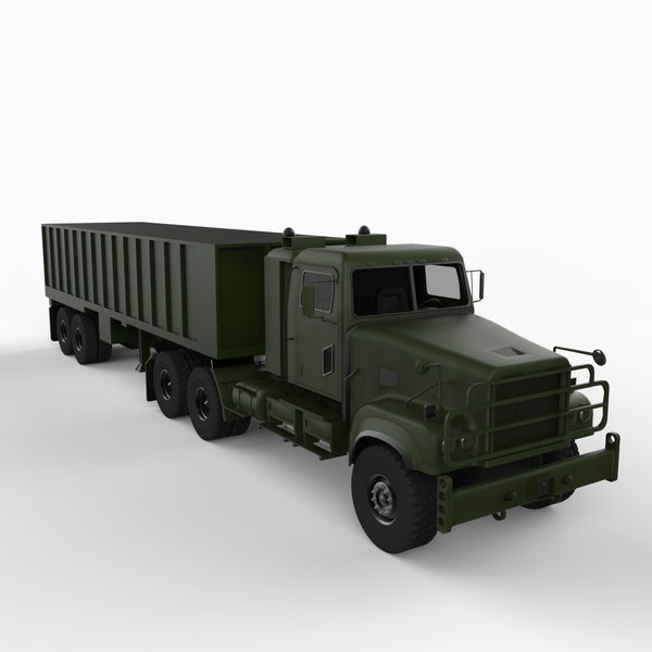 3d model m915a5 army truck