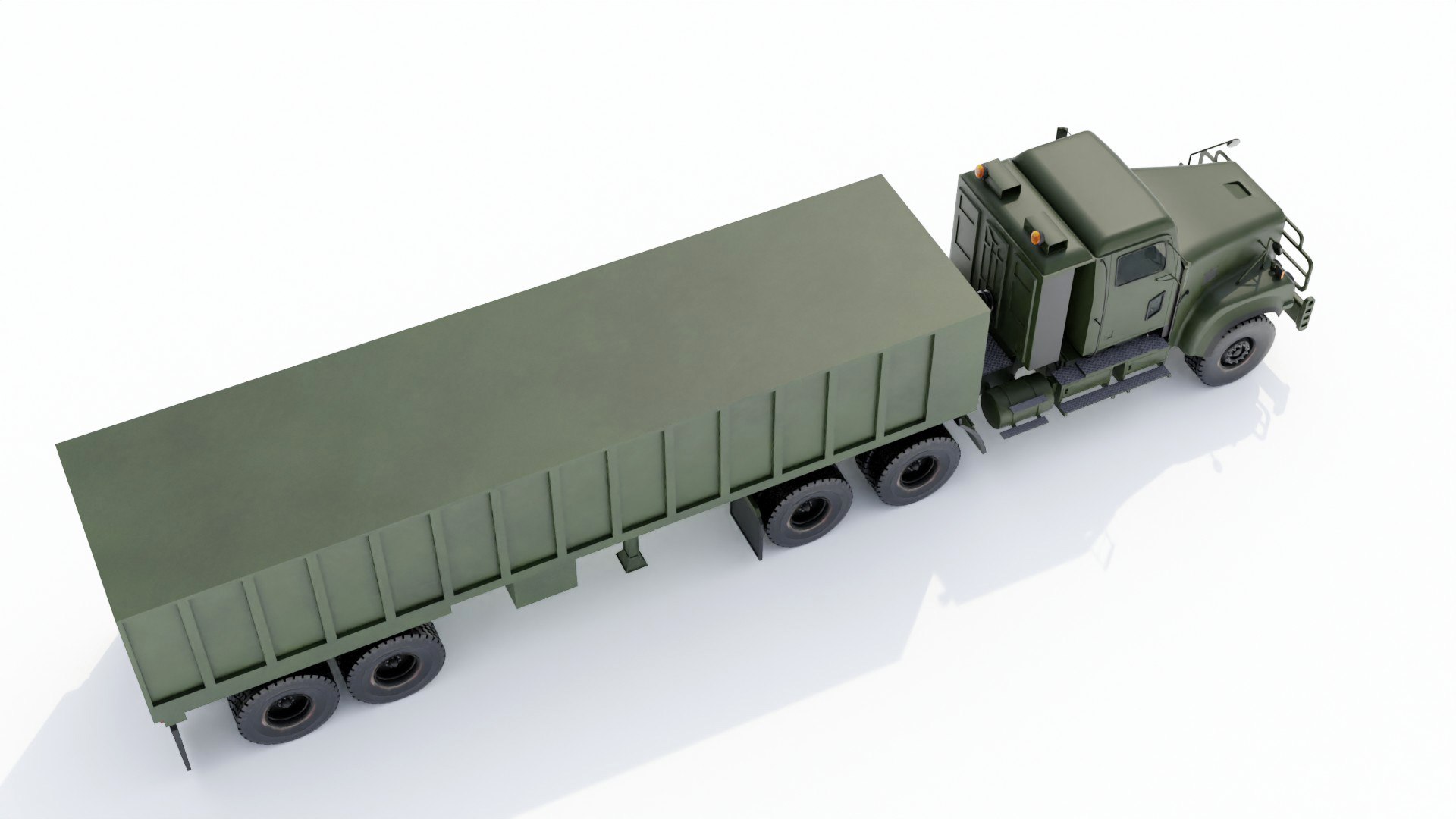 3d M915a5 Army Truck Freight