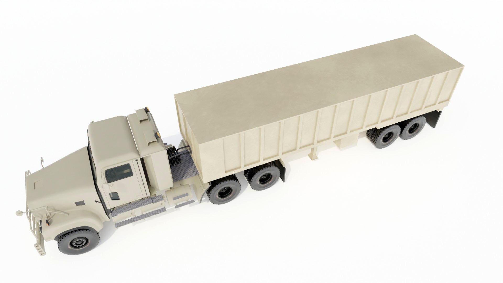 3d M915a5 Army Truck Freight