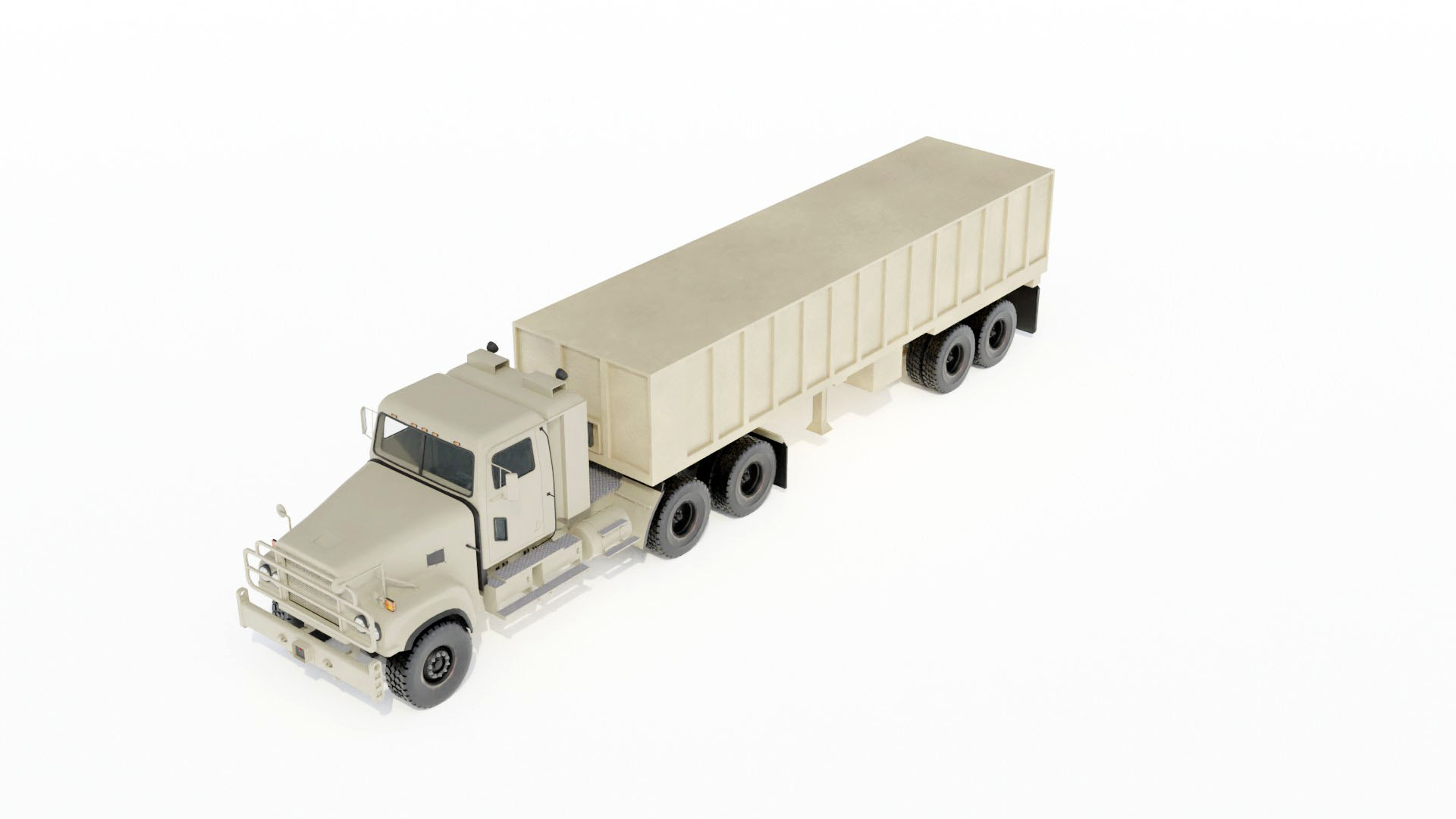 3d M915a5 Army Truck Freight