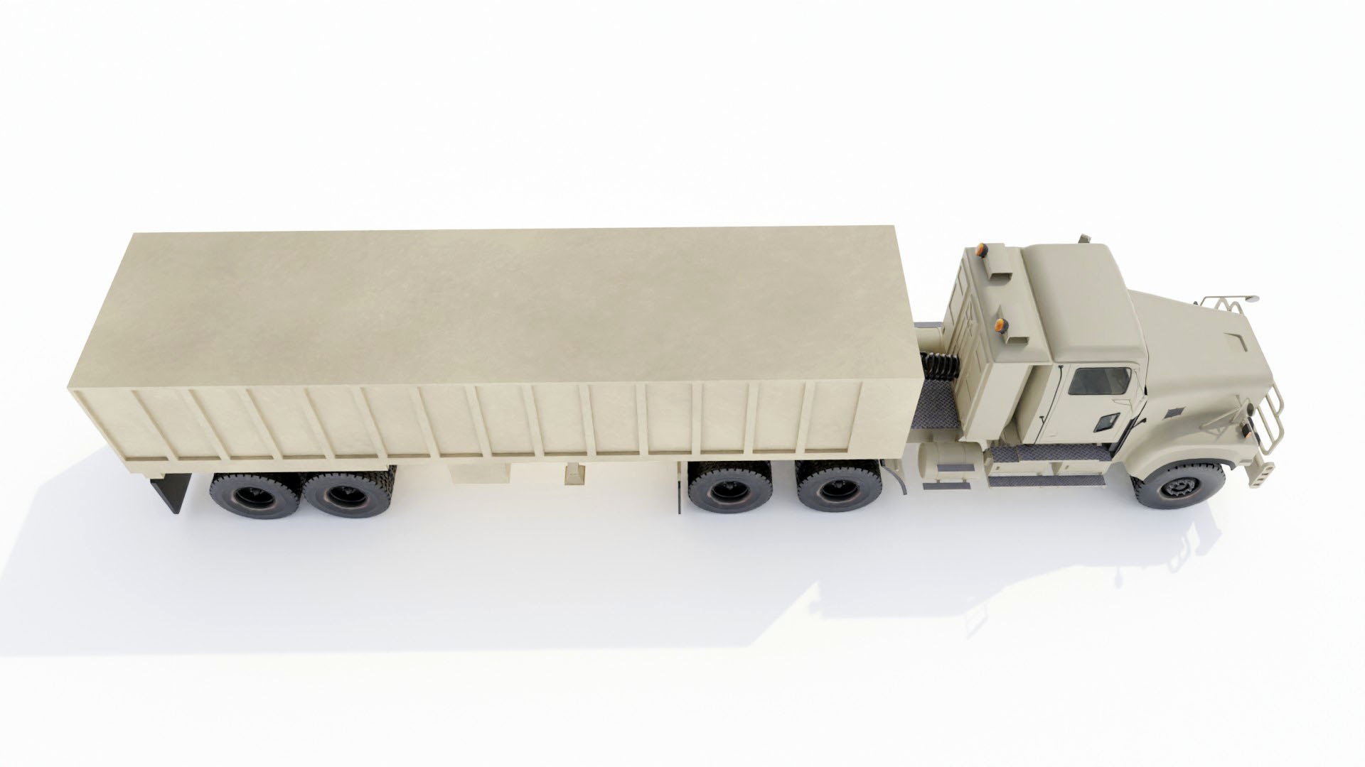 3d M915a5 Army Truck Freight