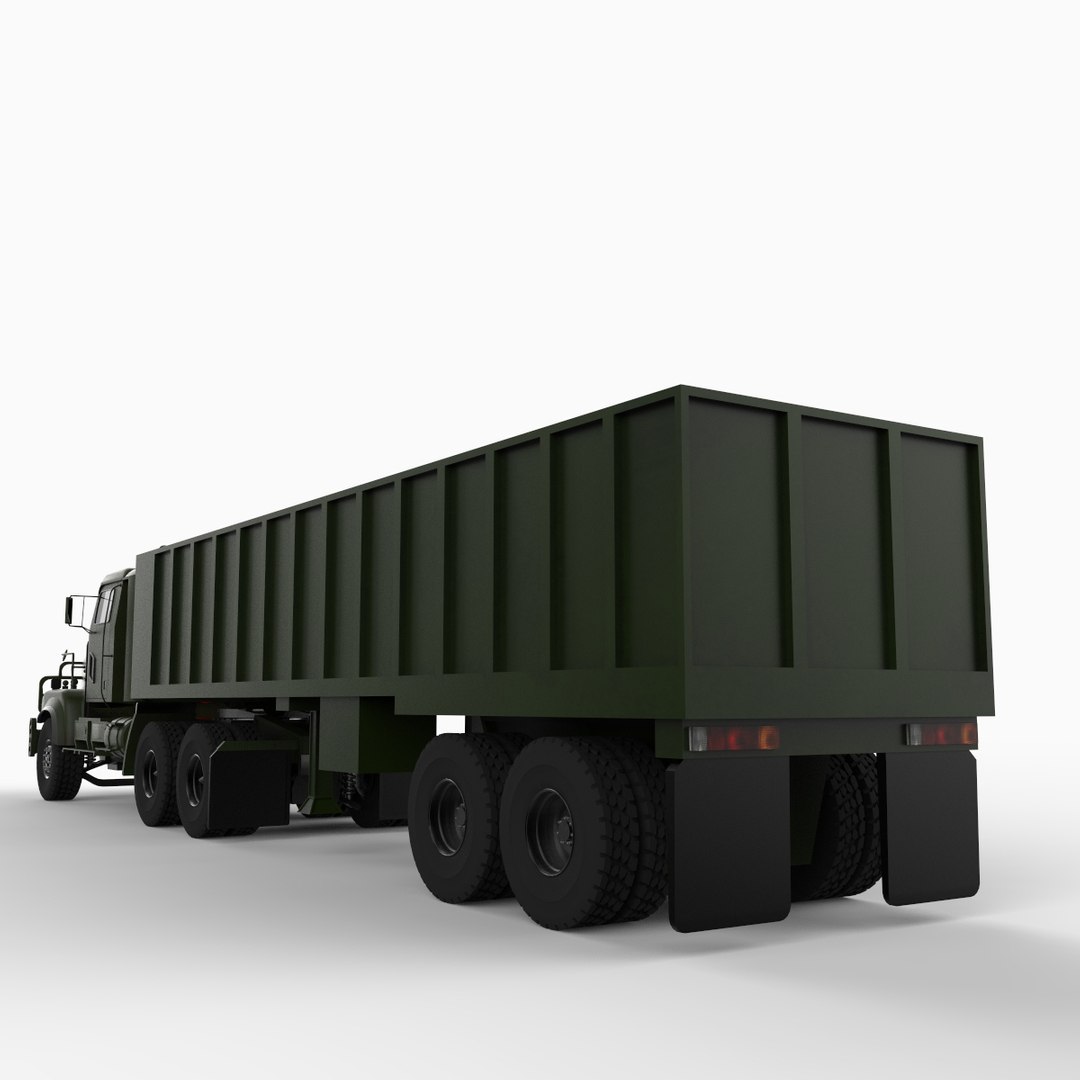 3d M915a5 Army Truck Freight